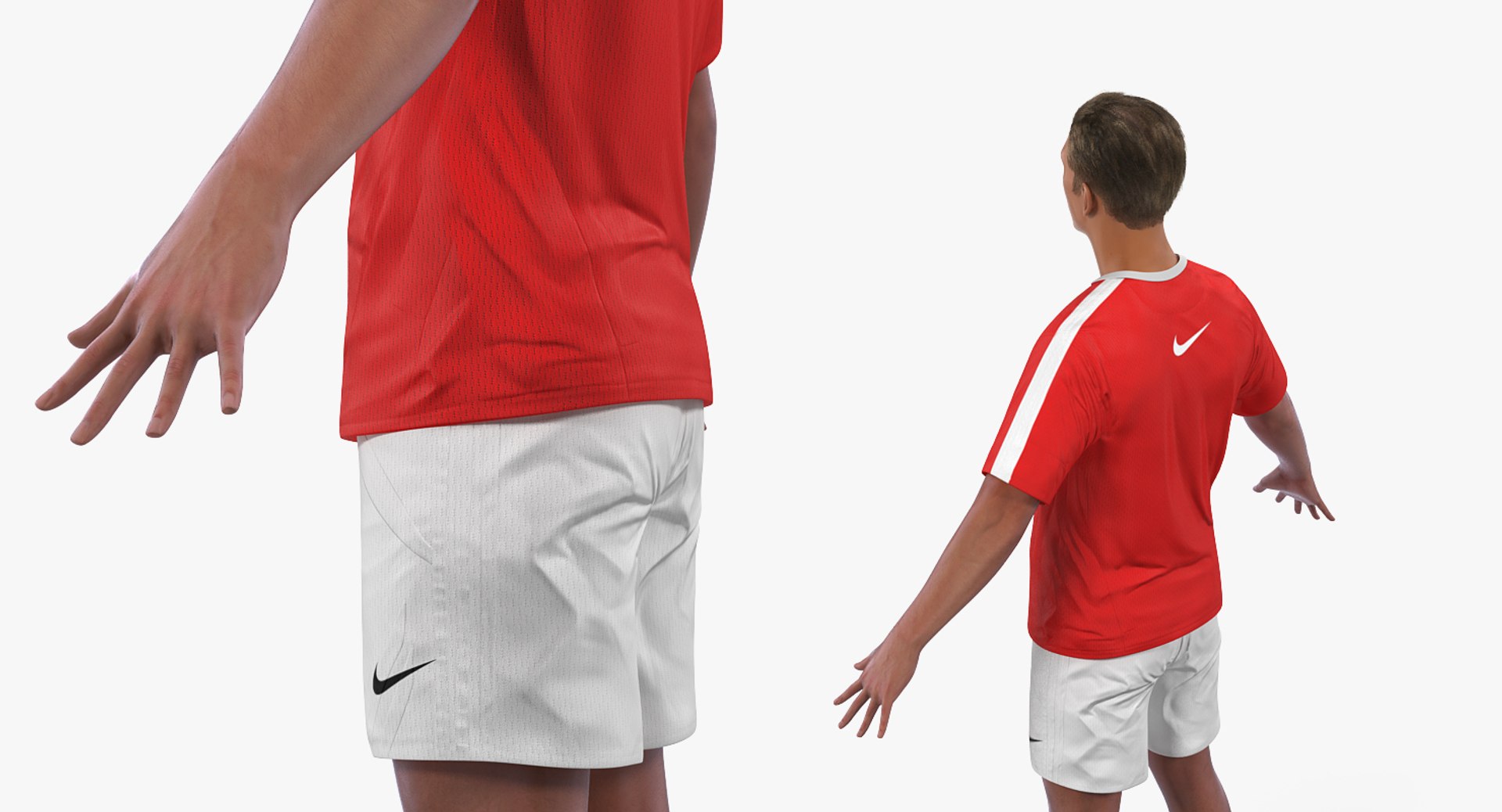 Soccer football player arsenal 3D model - TurboSquid 1313943