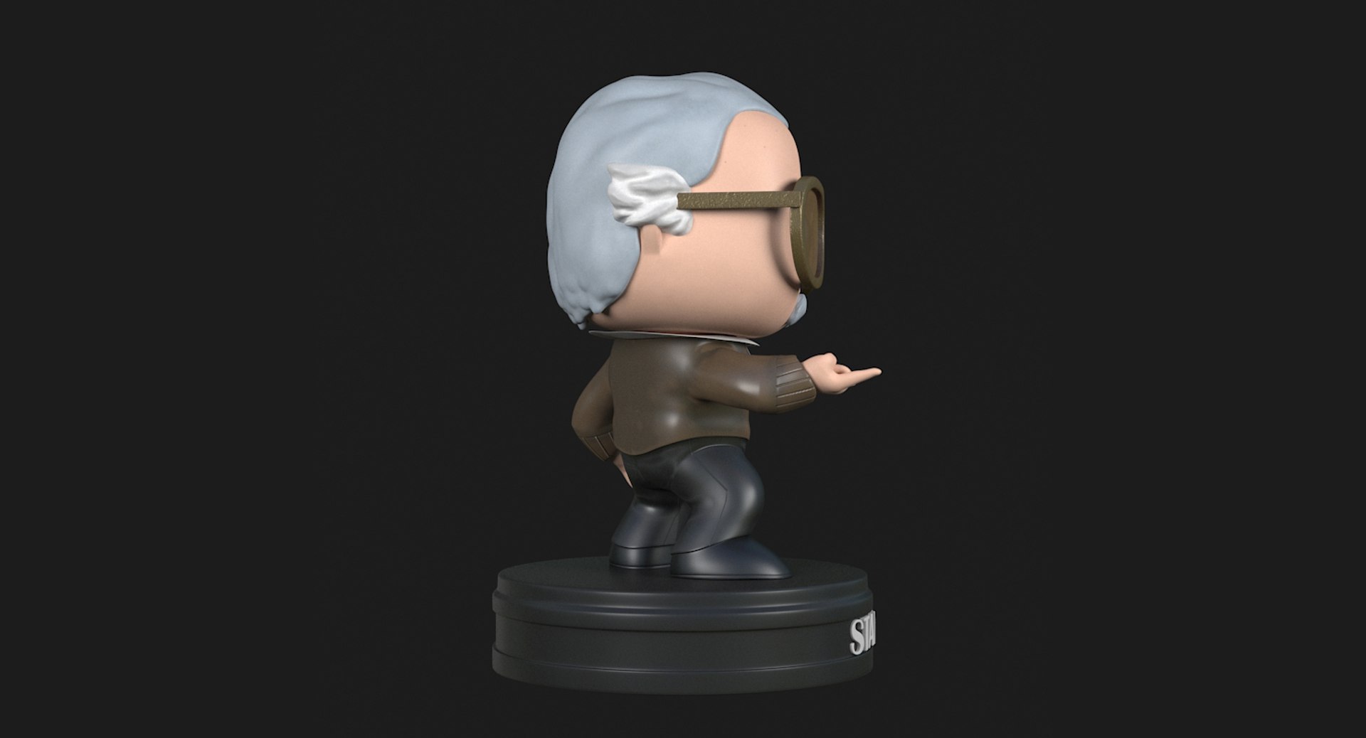 Free 3D Stan Lee - TurboSquid 1348558