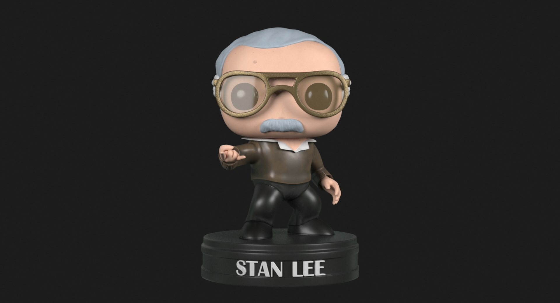Free 3D Stan Lee - TurboSquid 1348558