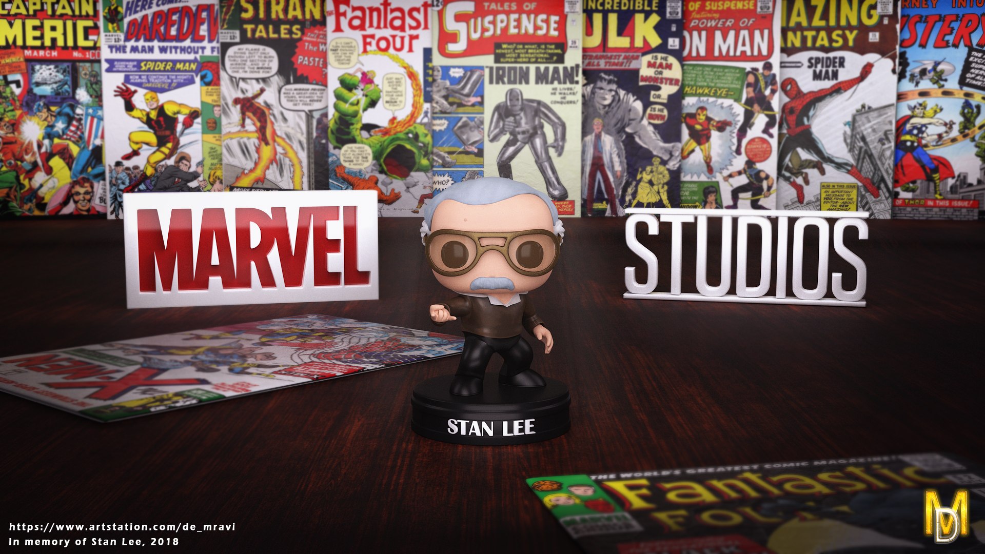 Free 3D Stan Lee - TurboSquid 1348558