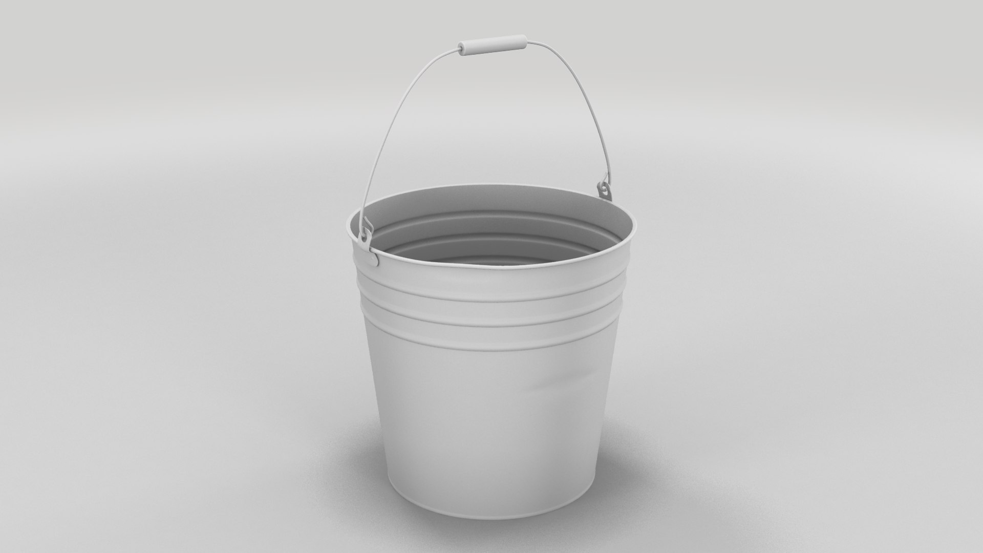 Old Galvanized Metal Bucket 3D Model - TurboSquid 2387519