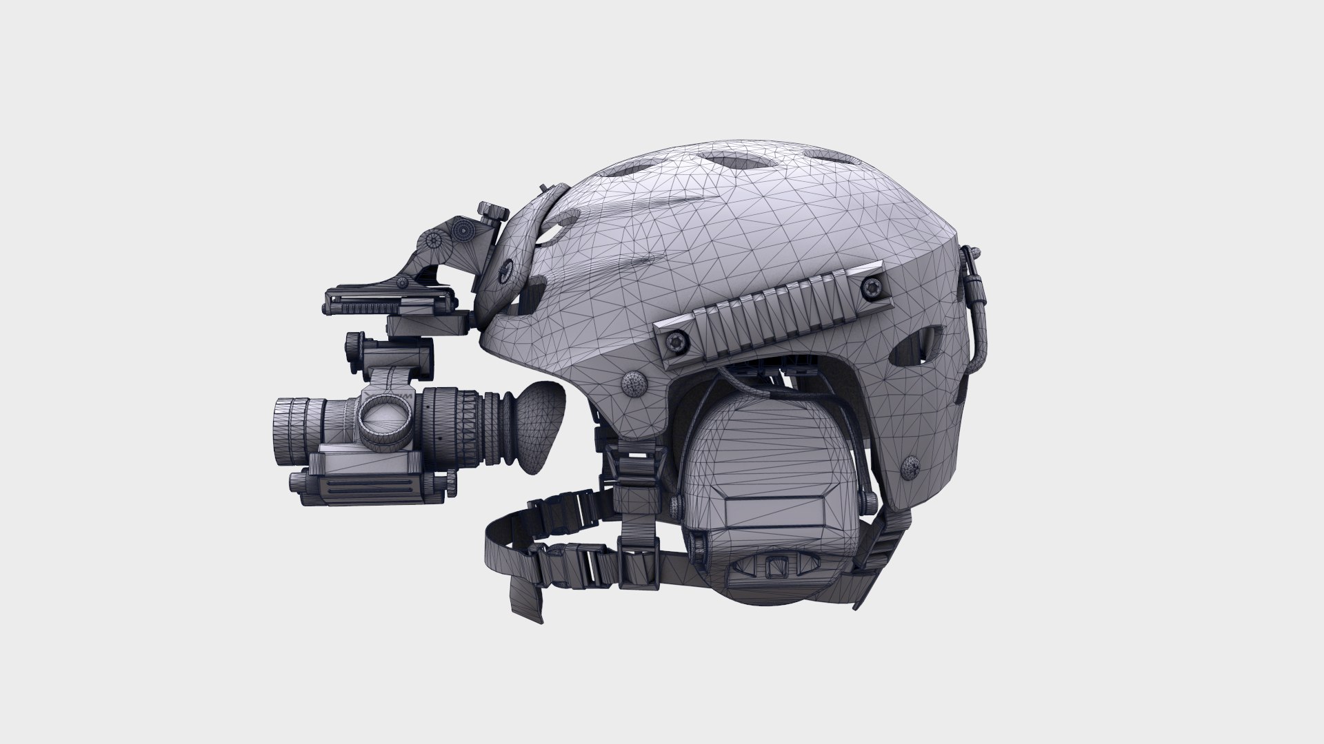 Helmet Mount Night 3D - TurboSquid 1179341