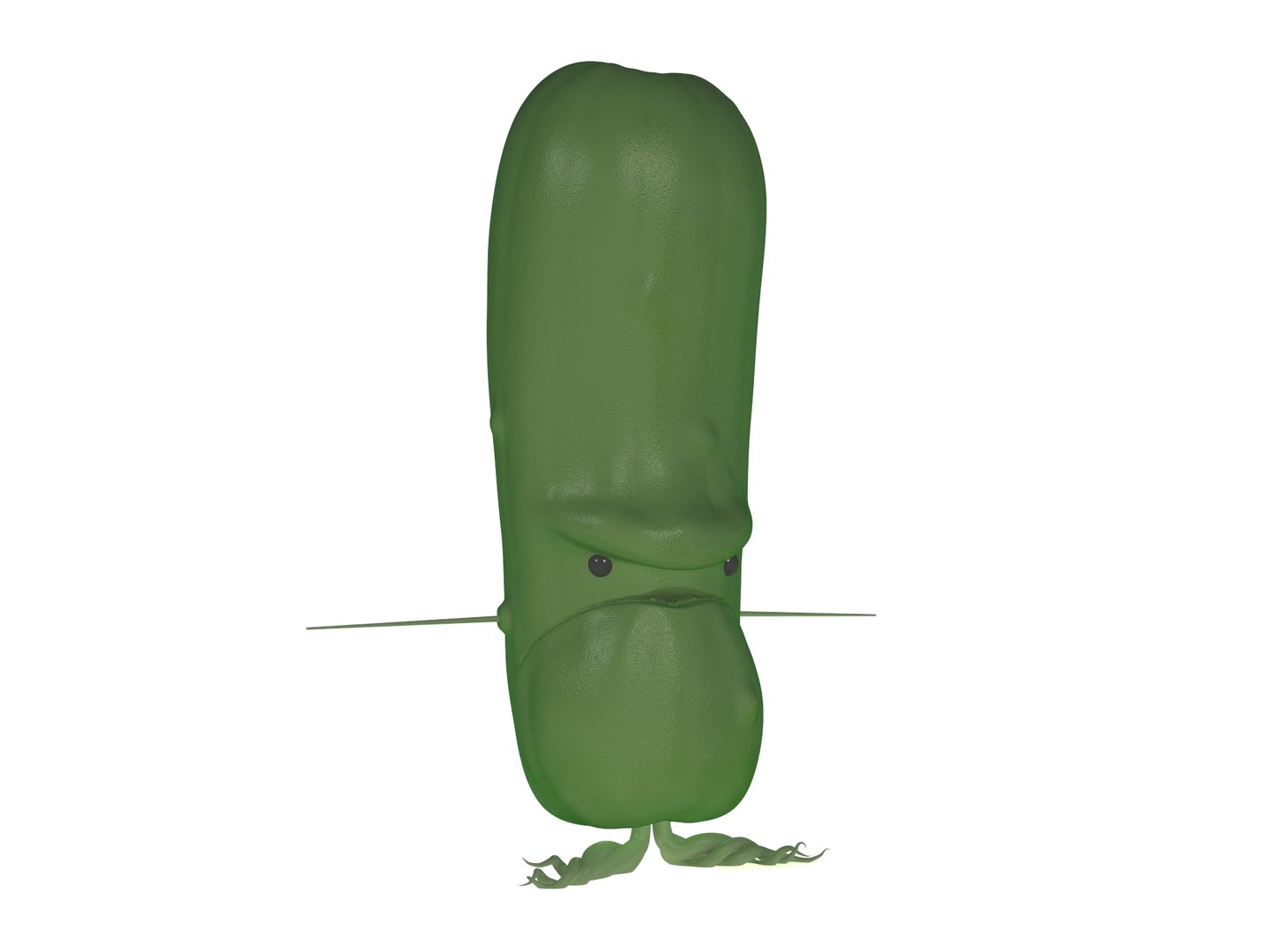 3d Pickle Man Model