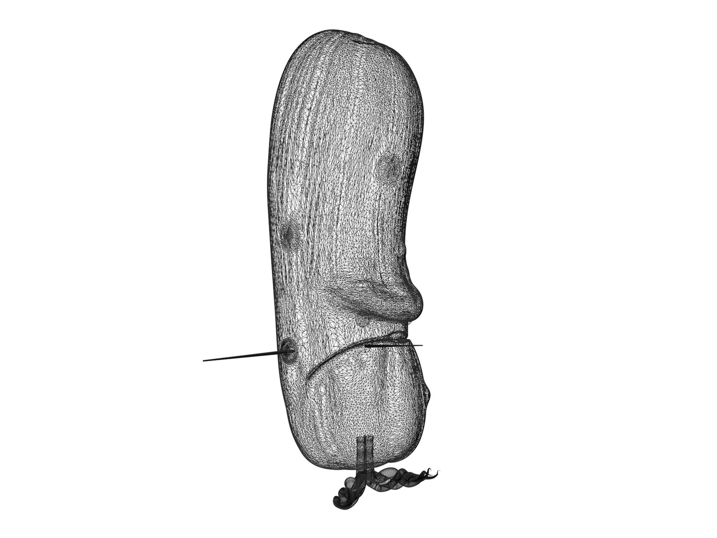 3d Pickle Man Model