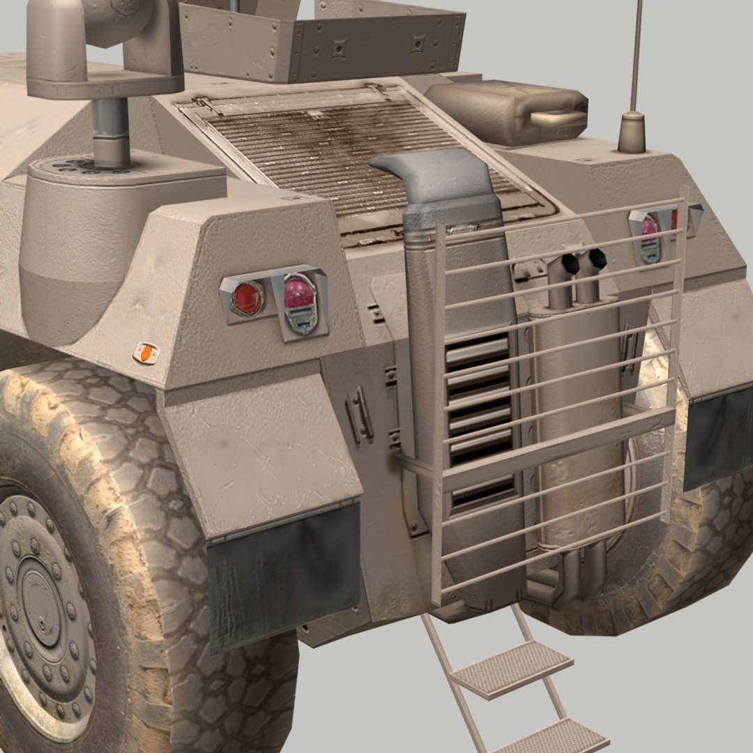 Apc Carrier Truck 3d Model