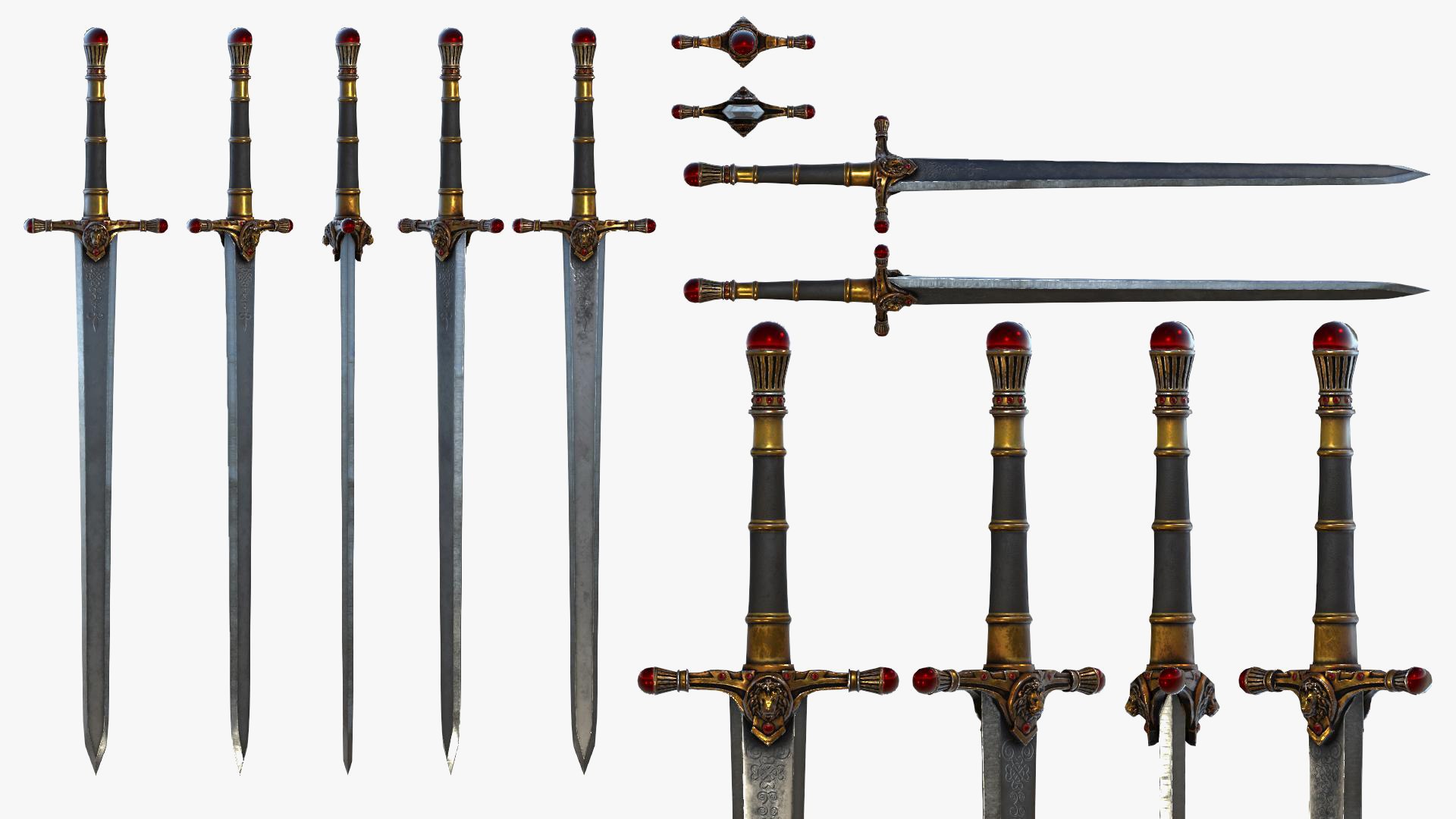 Fantasy Sword RPG Greatsword Great Sword Long Sword Claymore Two Handed ...