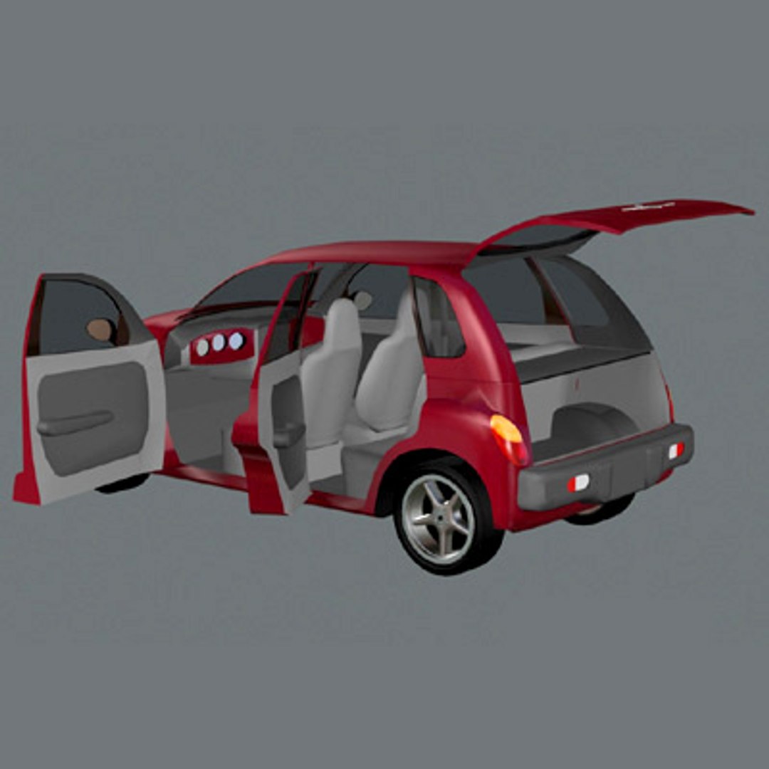 3d model pt cruiser