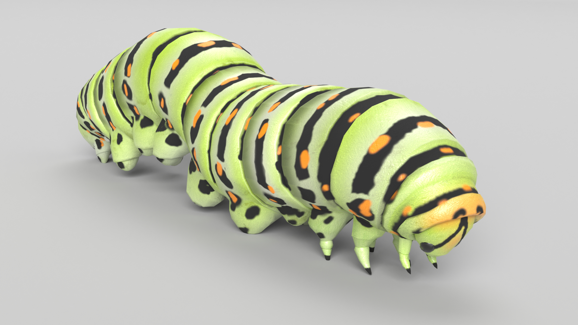 Animated Caterpillar 3D Model - TurboSquid 1918584