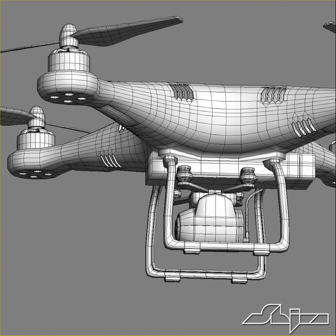 Phantom Quadrocopter Quads 3d Model