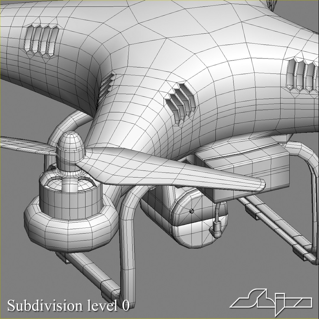 Phantom Quadrocopter Quads 3d Model