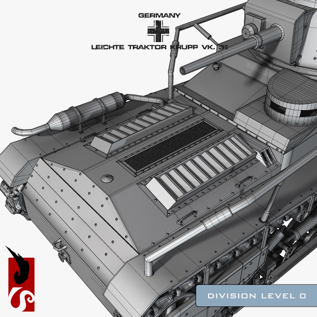 German Wwii Leichte Traktor 3d Model