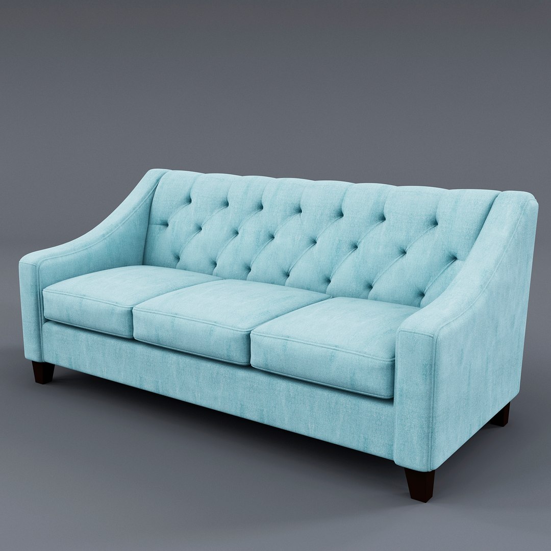 3ds Max Chloe Fabric Velvet Metro