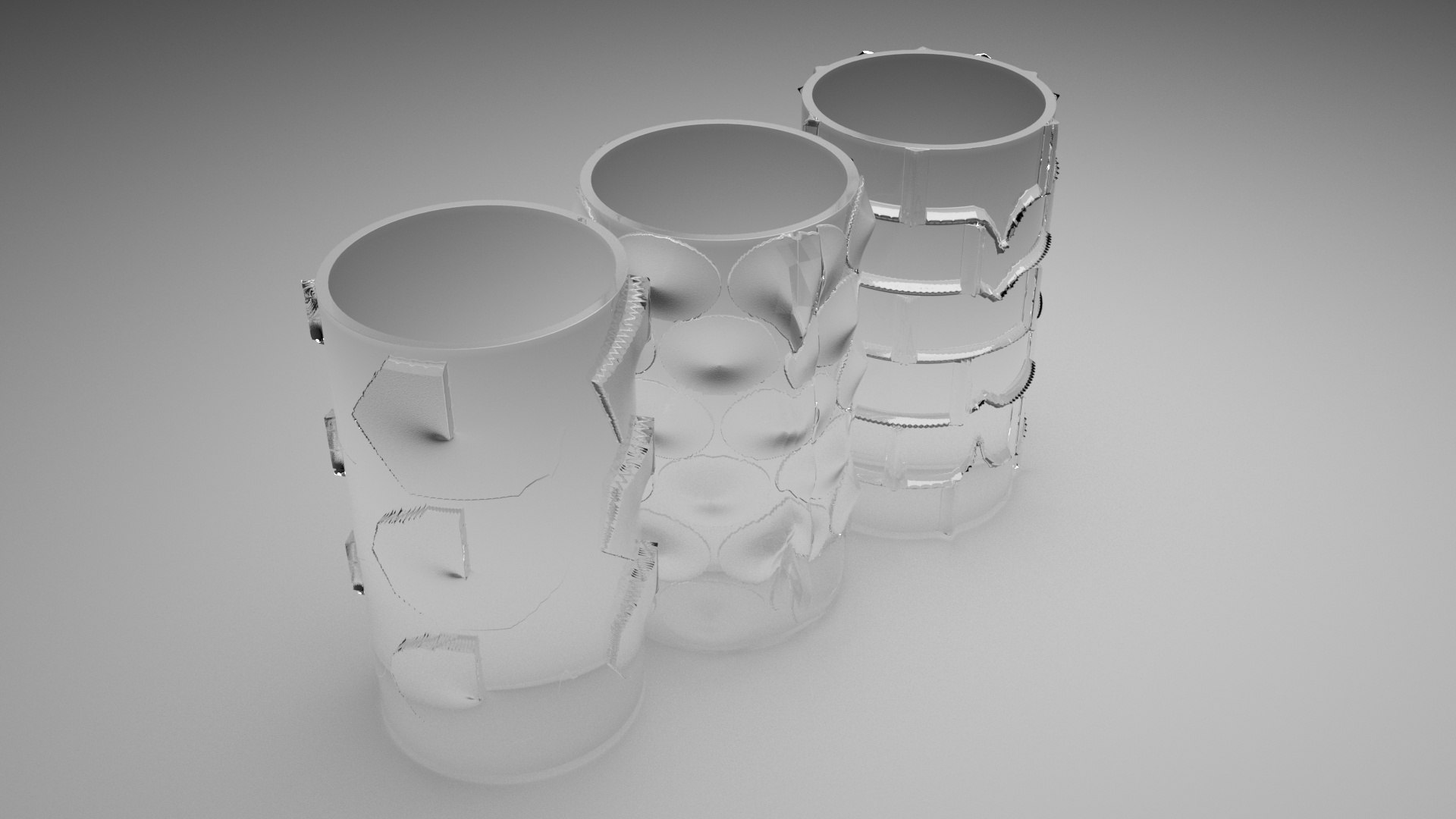 3D Model Crystal Glass With Different Textures - TurboSquid 2250592