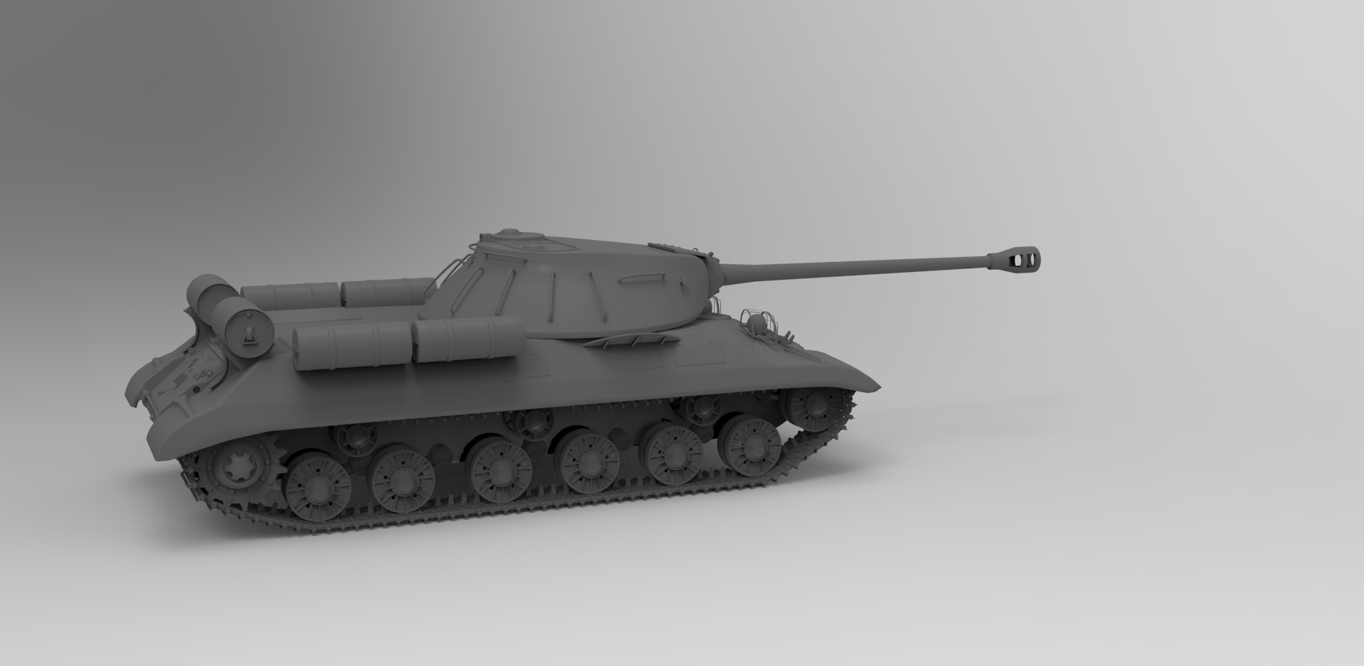 3d Model Js-3 Tank