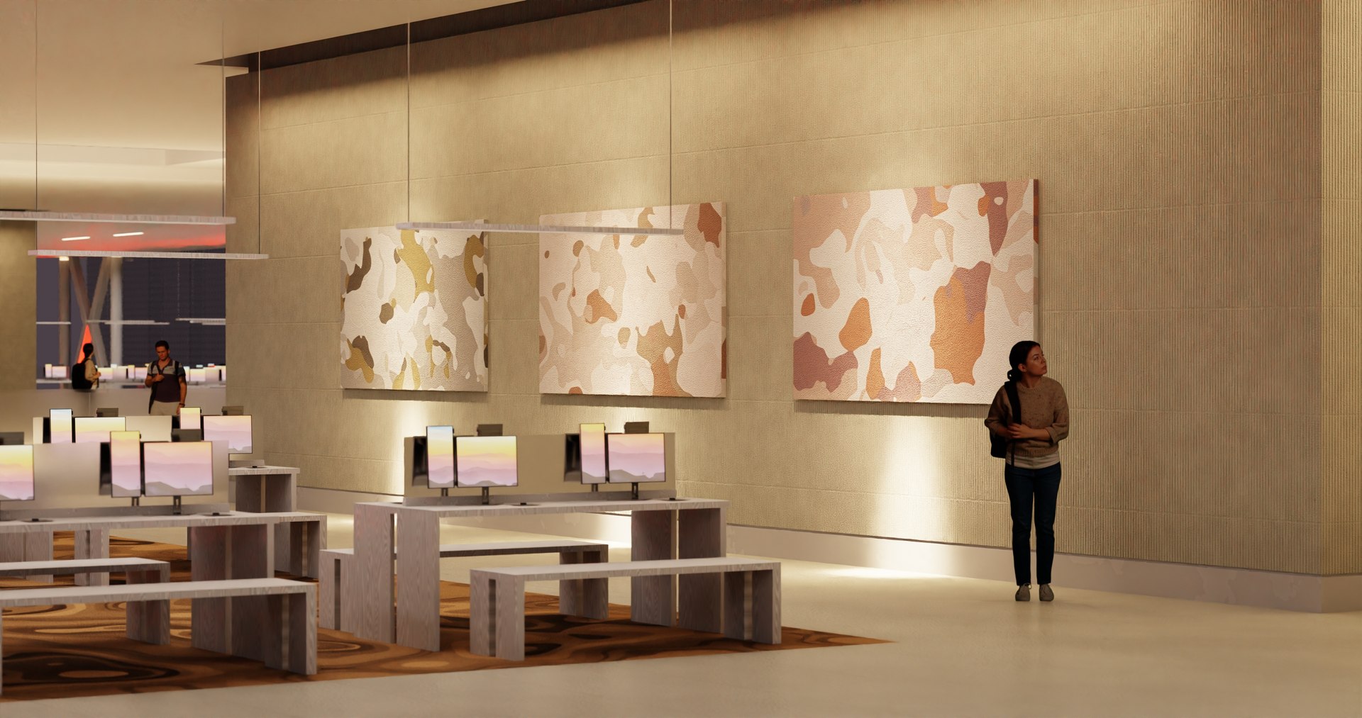 3D Contemporary Library model - TurboSquid 2182554