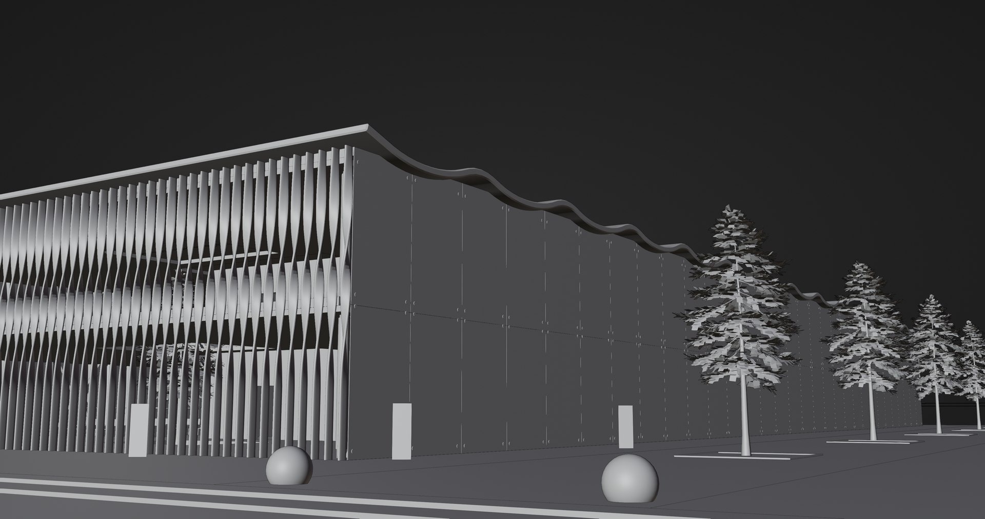 3D Contemporary Library model - TurboSquid 2182554