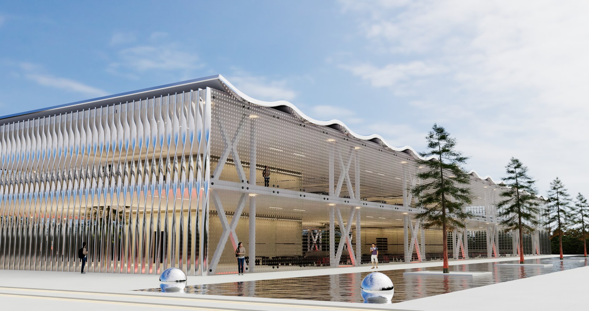 3D Contemporary Library model - TurboSquid 2182554