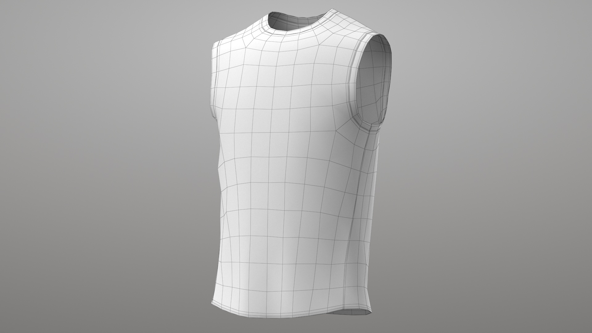 3D model Tank Top and Shorts 2v Black PBR - TurboSquid 2056708