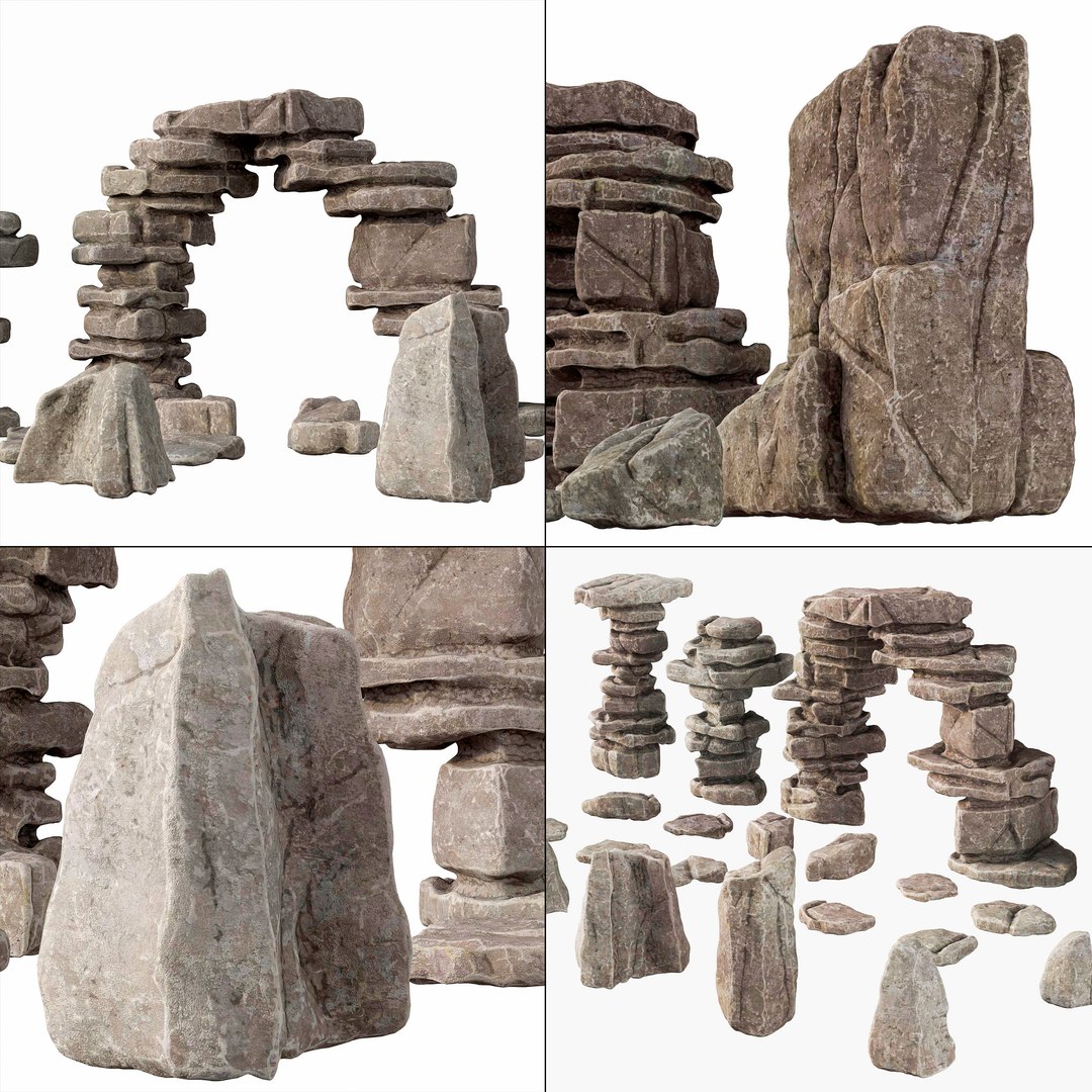3D rock model - TurboSquid 1655339