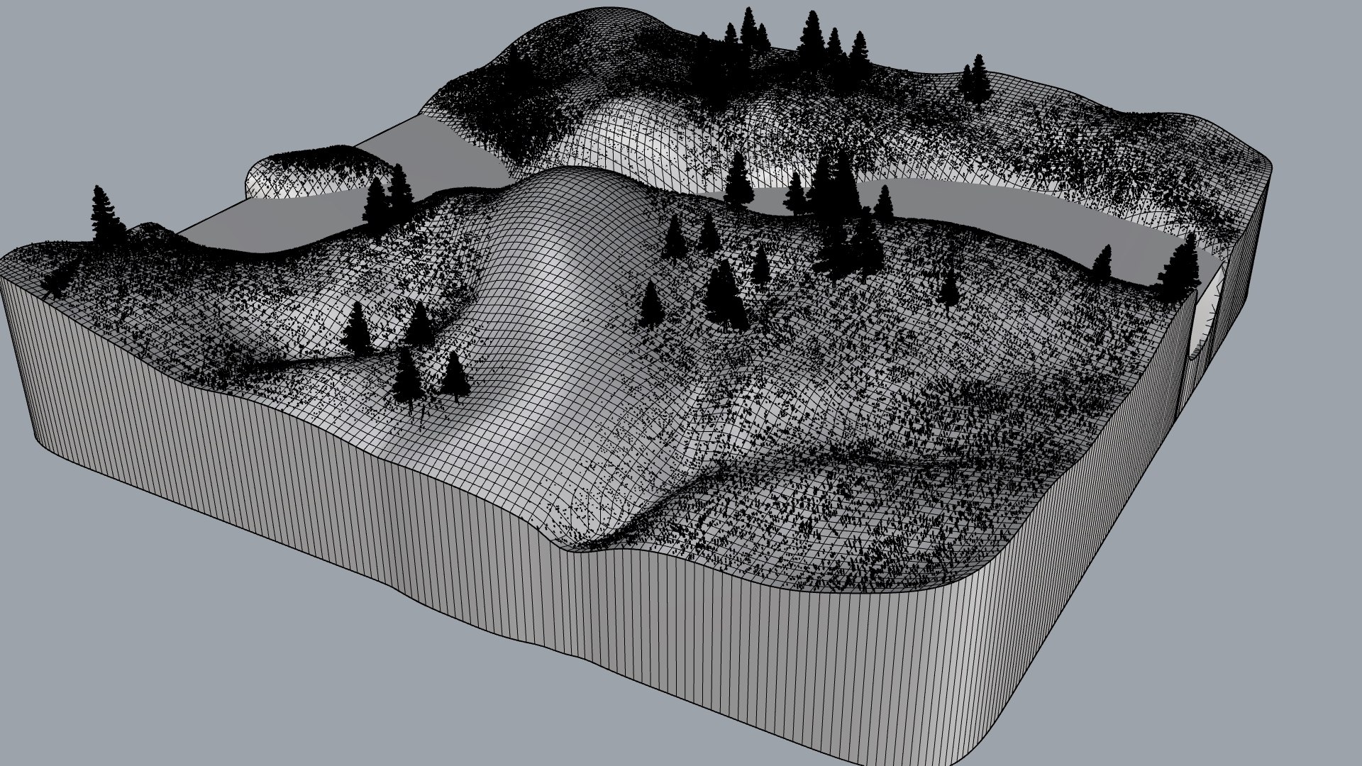 3D Forest Tree Landscape - TurboSquid 1699146