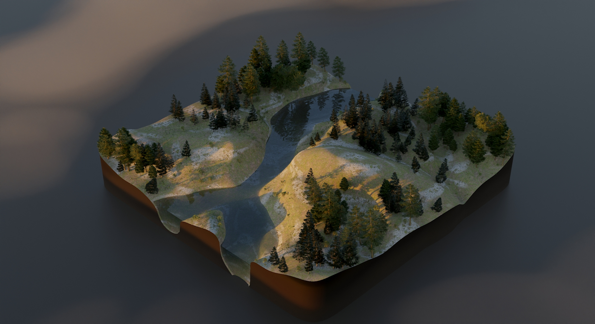 3D Forest Tree Landscape - TurboSquid 1699146