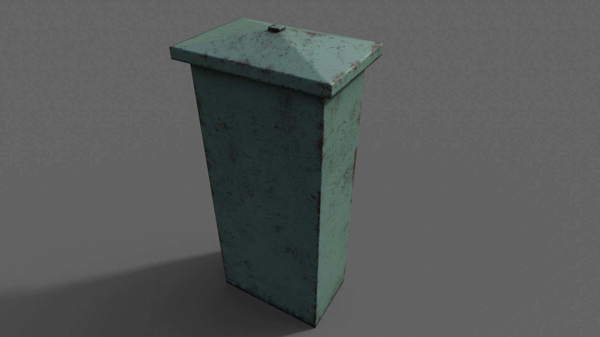 3D PBR Electric Box Green V4 Model - TurboSquid 1796028