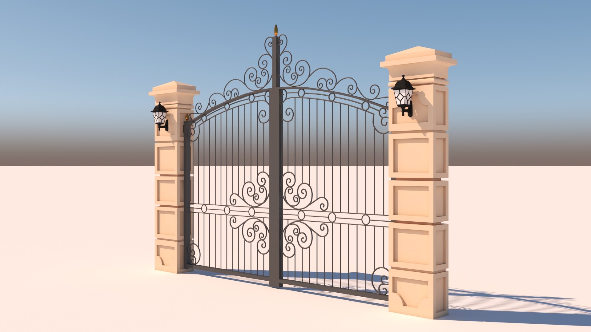 Gates Model - TurboSquid 1782711