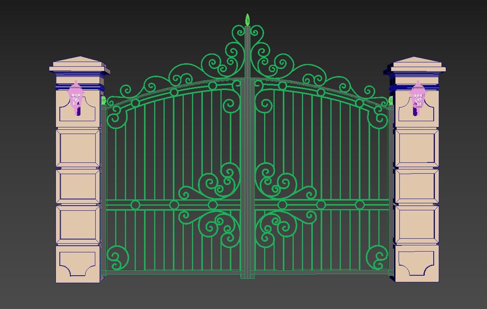 Gates Model - TurboSquid 1782711