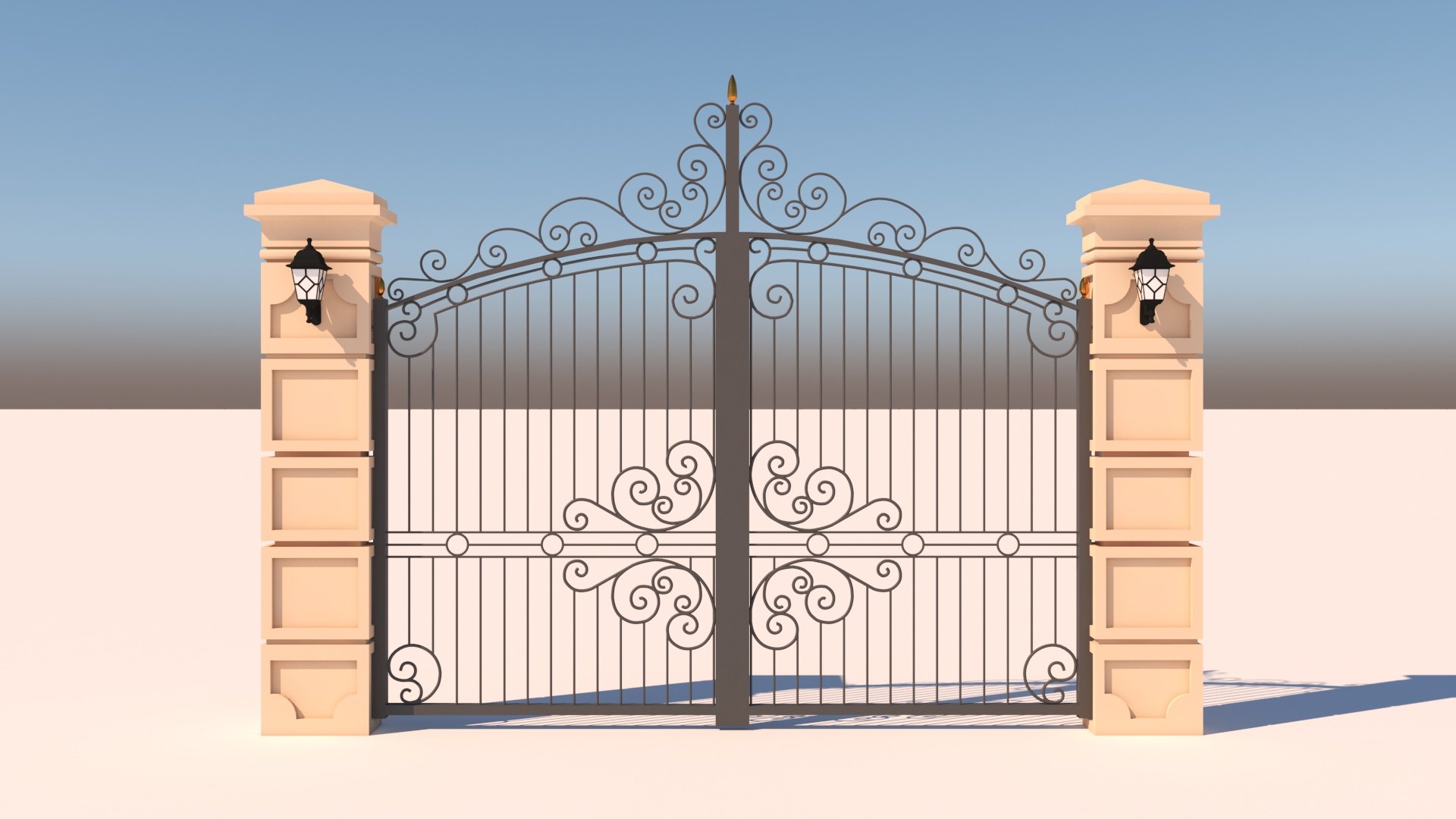 Gates Model - TurboSquid 1782711