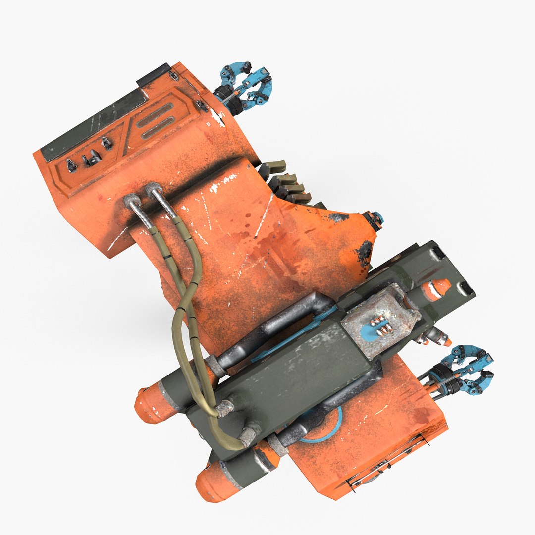 3d model robot punisher