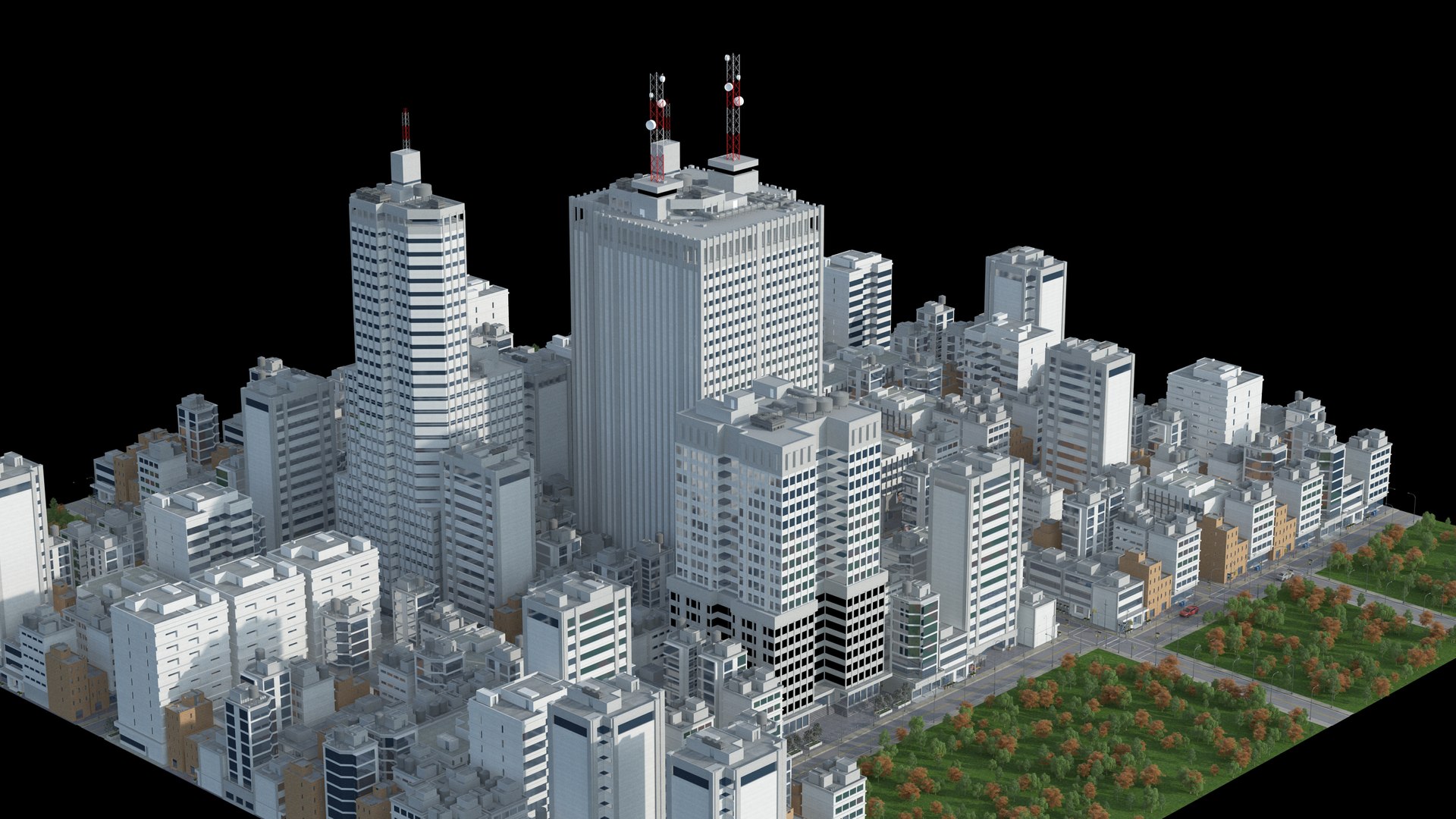 City Skyscraper Building 3D Model - TurboSquid 1530212