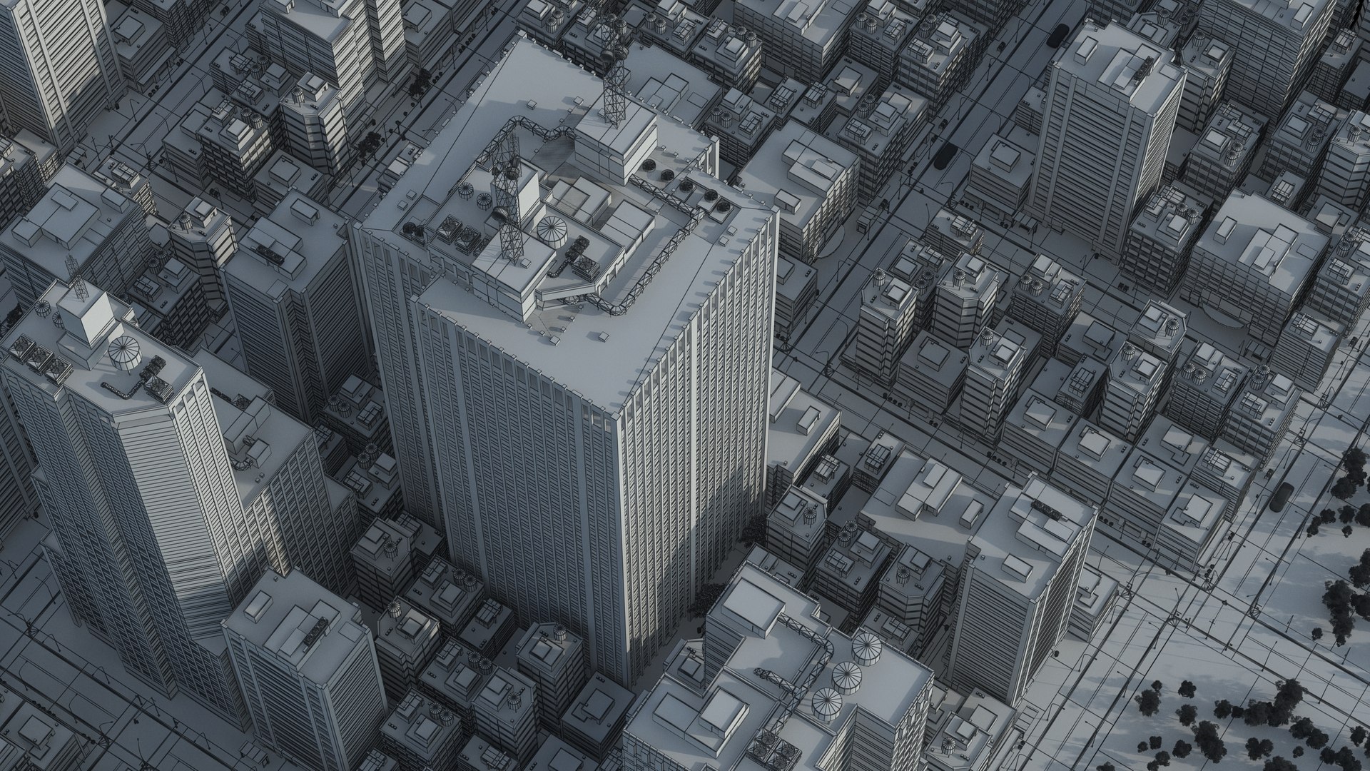 City Skyscraper Building 3D Model - TurboSquid 1530212