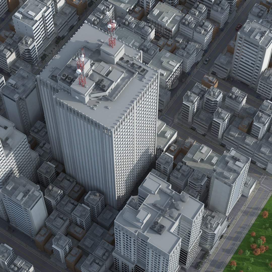City Skyscraper Building 3D Model - TurboSquid 1530212