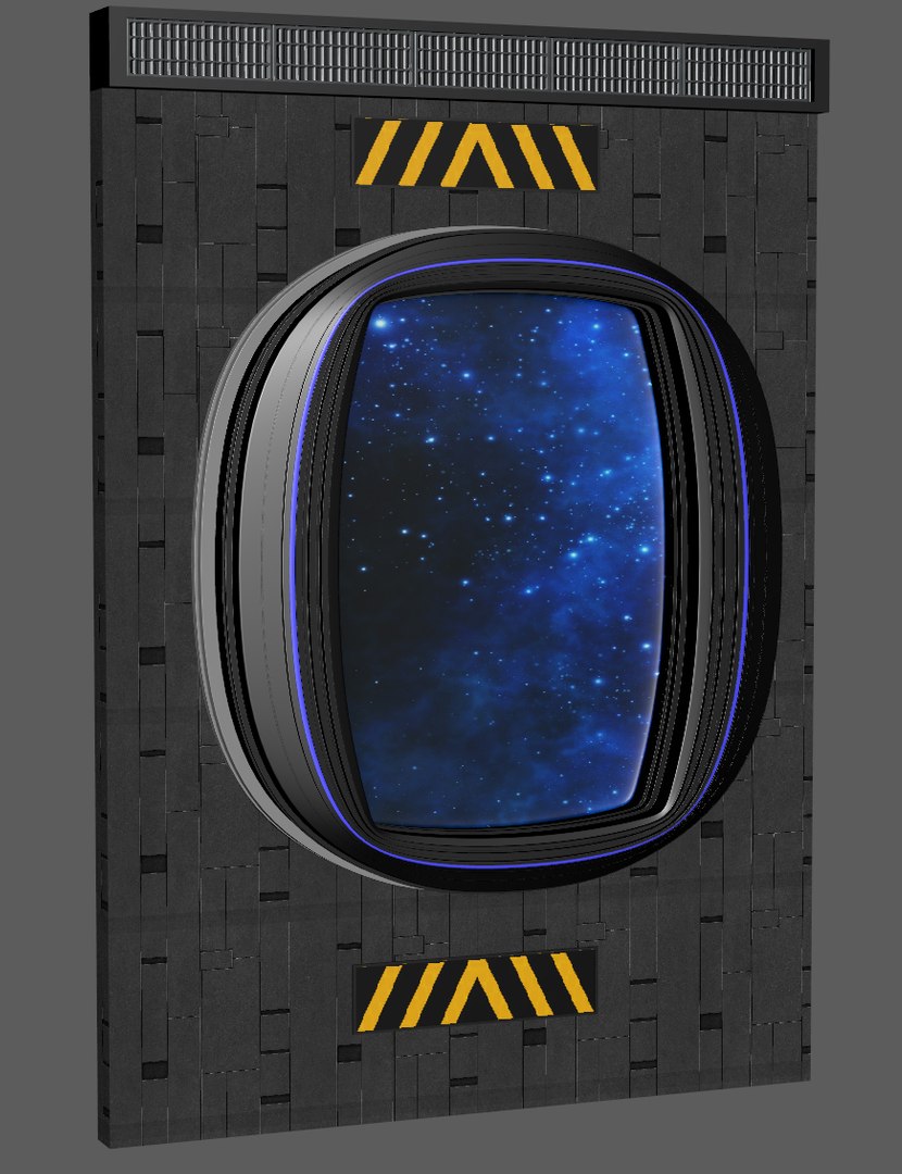 Sci-fi Window 3D Model - TurboSquid 1214795