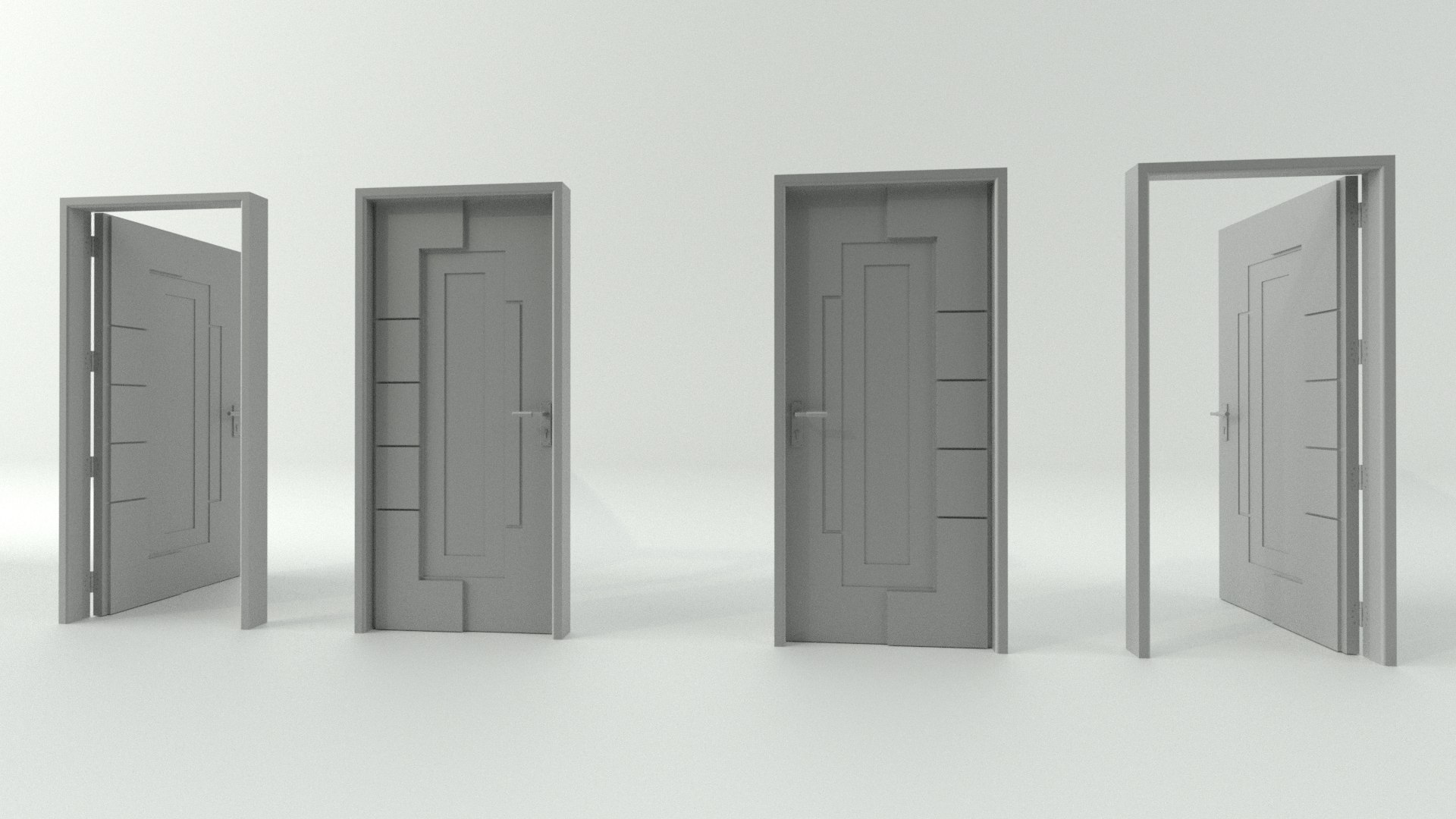 Door Design 66 3D Model - TurboSquid 2213914