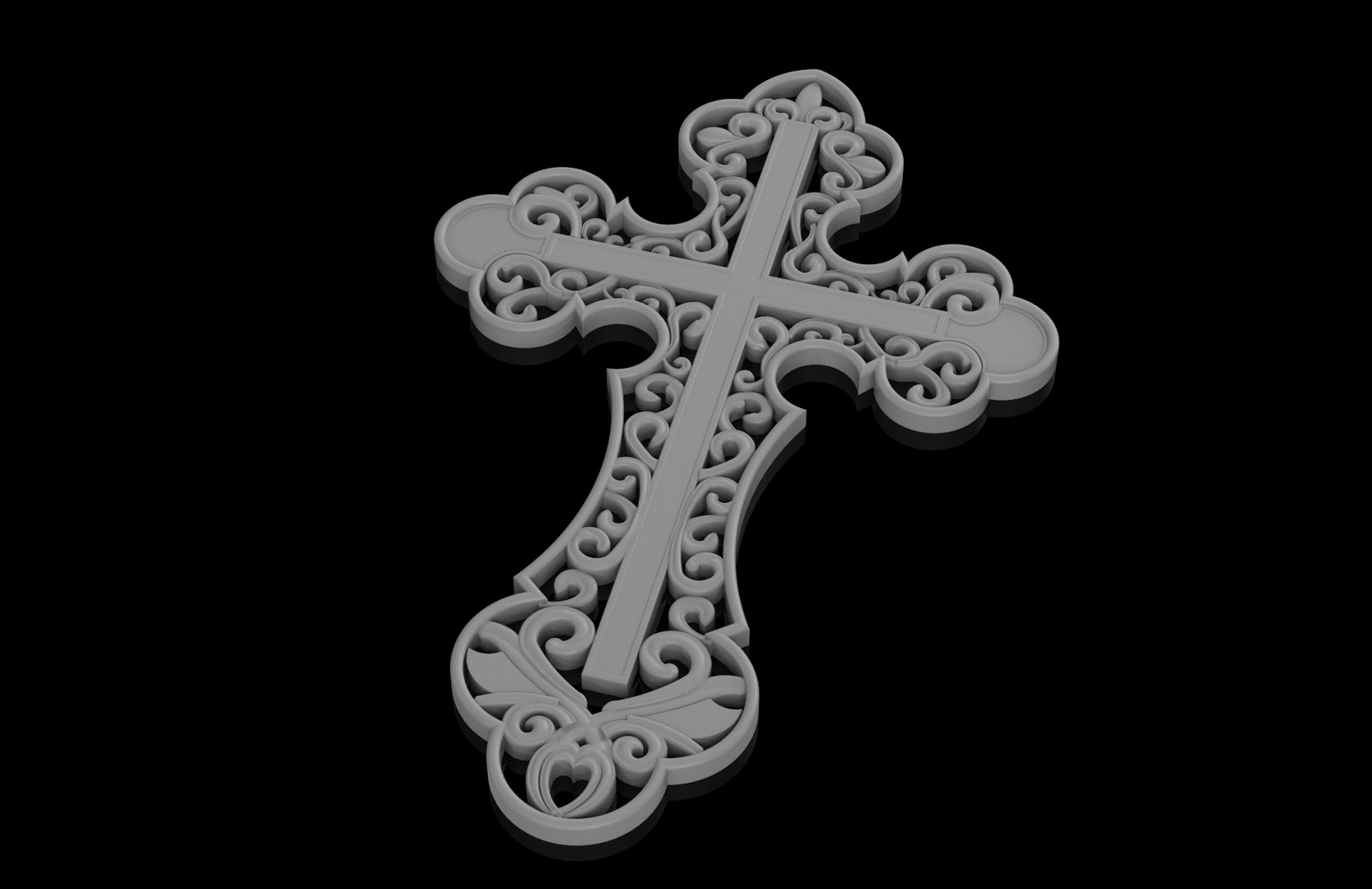 Jewelry Cross 3D Model - TurboSquid 1635951