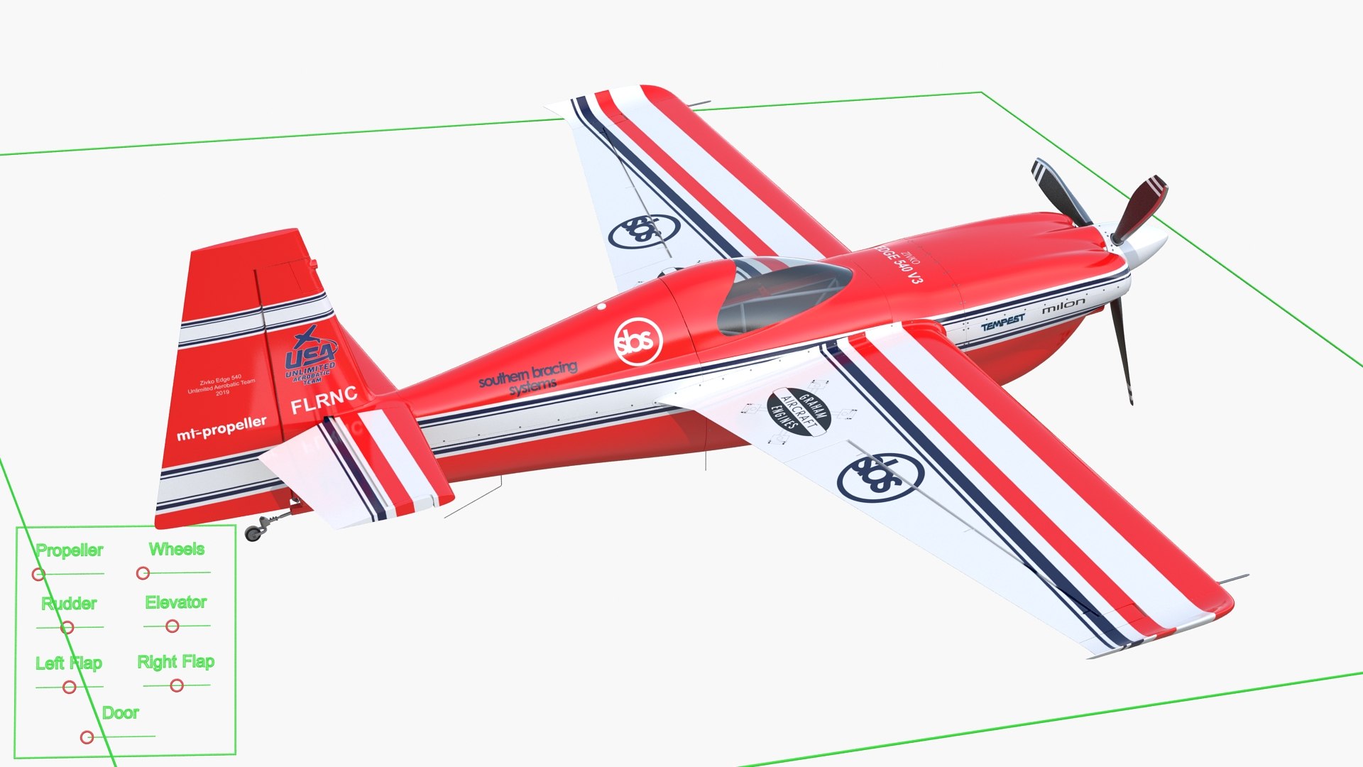 3D Aerobatic Aircraft Zivko Edge - TurboSquid 1487400