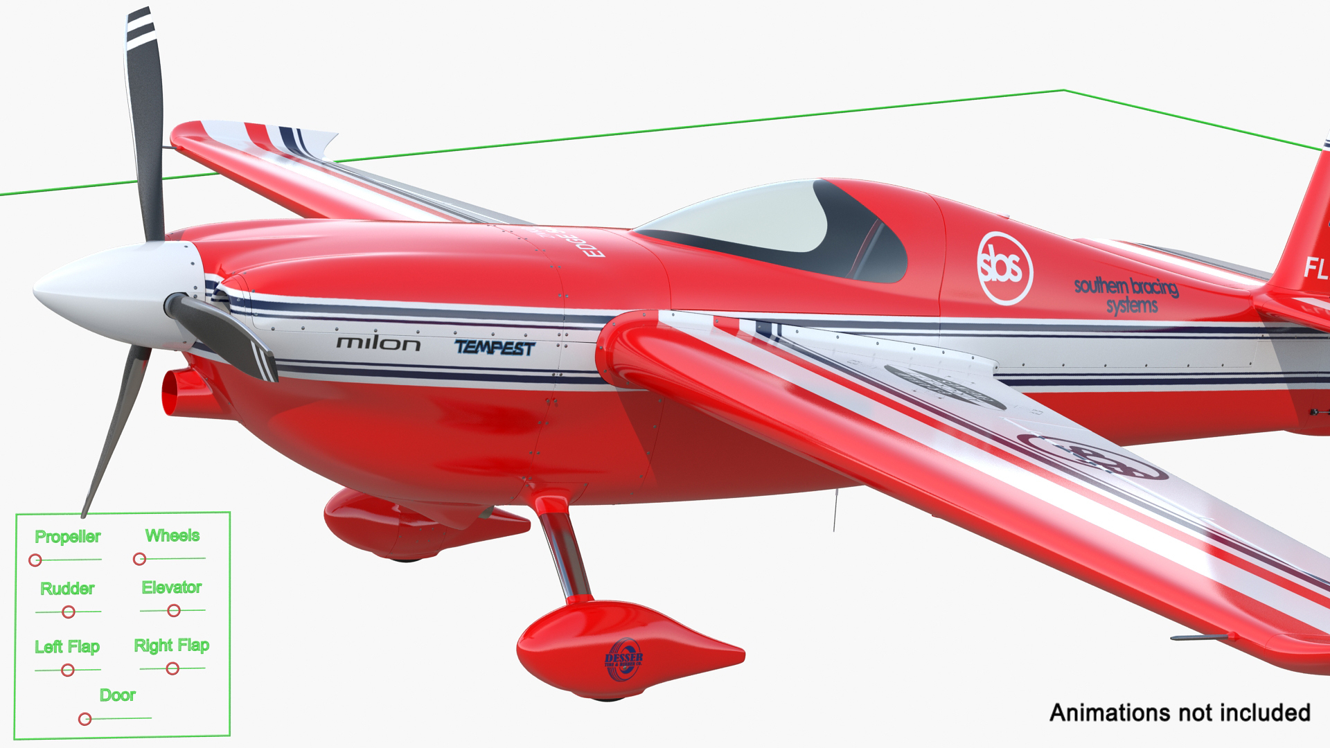 3D Aerobatic Aircraft Zivko Edge - TurboSquid 1487400