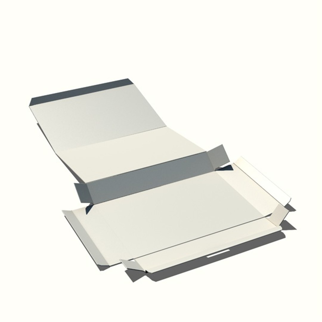 3d Model Foldable Paper Box