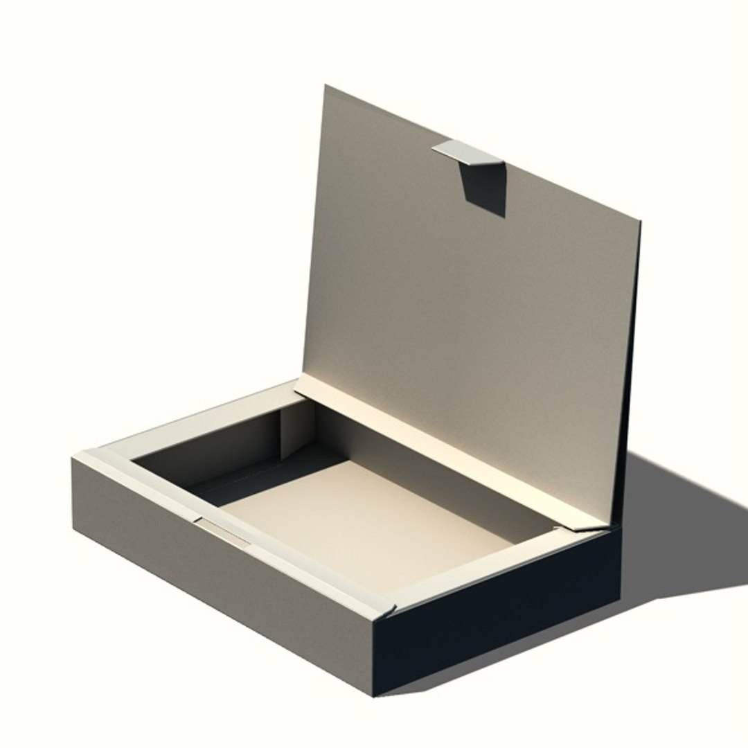 3d Model Foldable Paper Box
