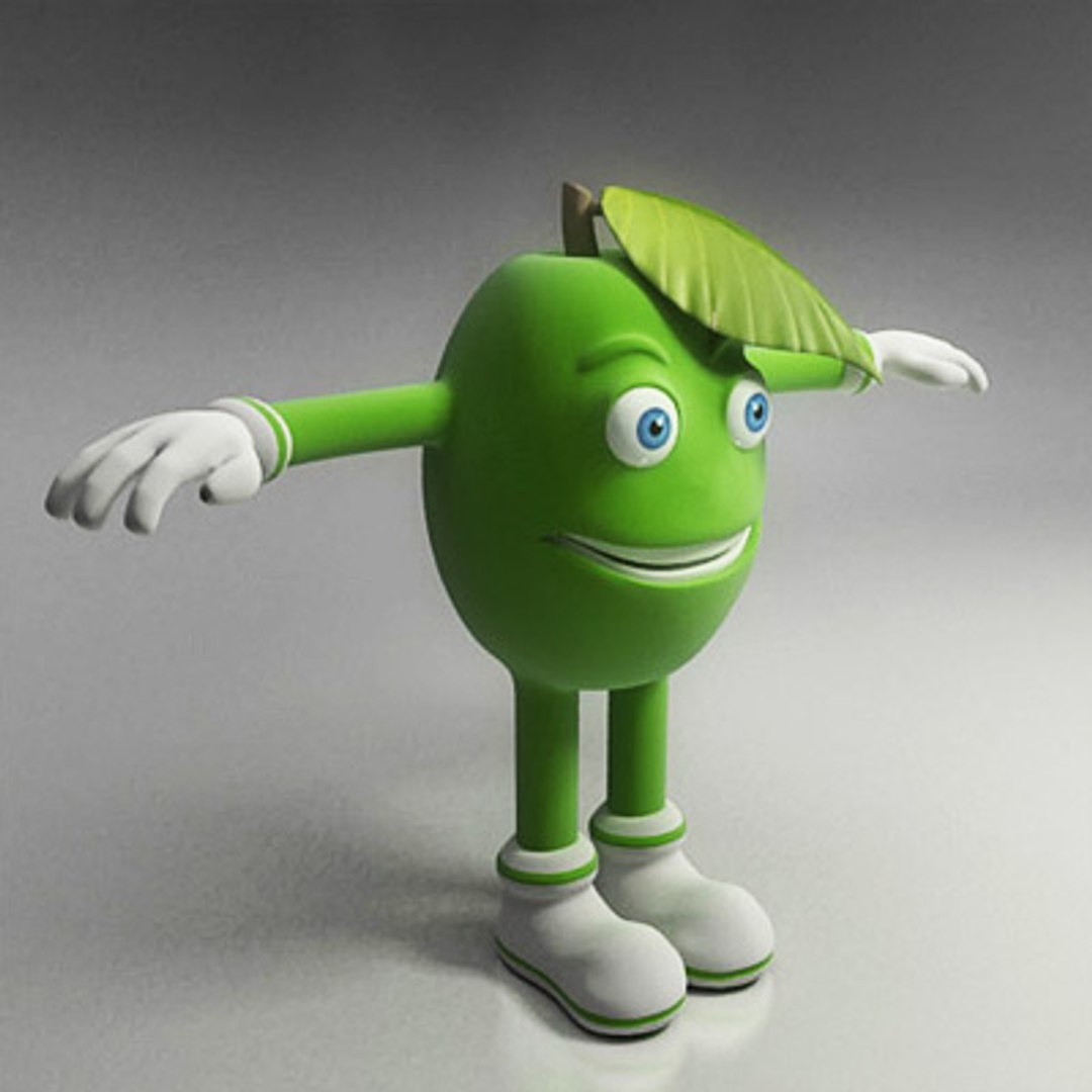 olive character 3d max