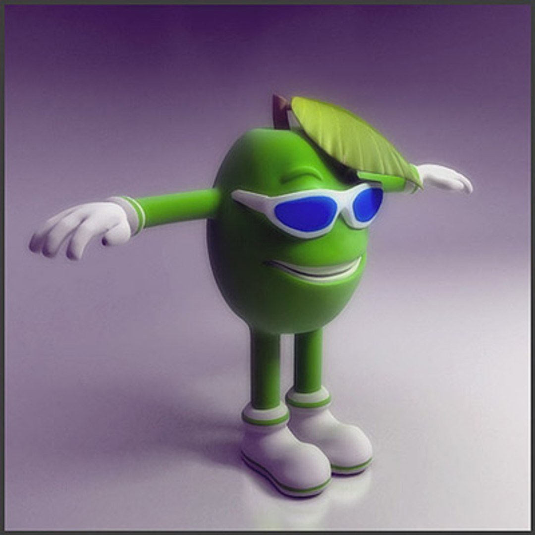 olive character 3d max