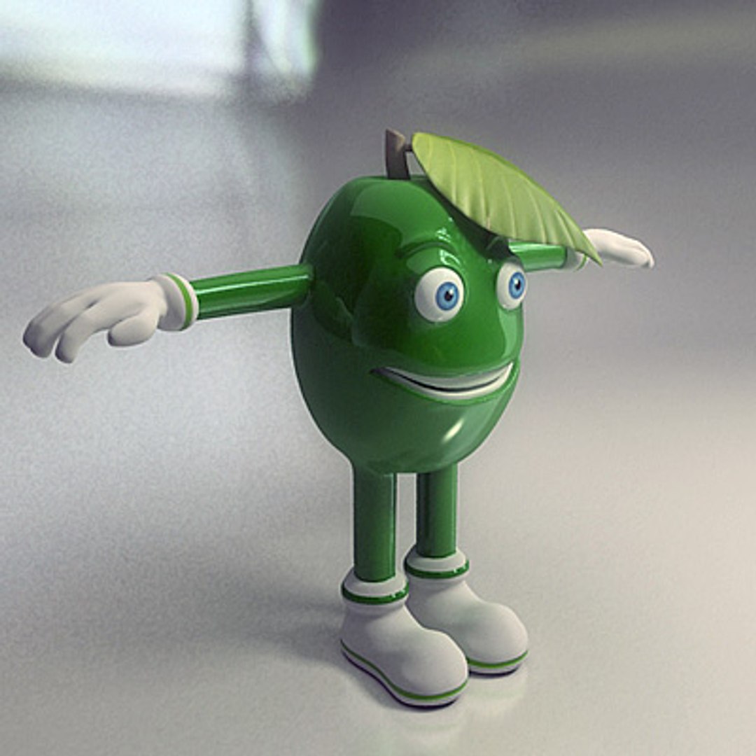 olive character 3d max