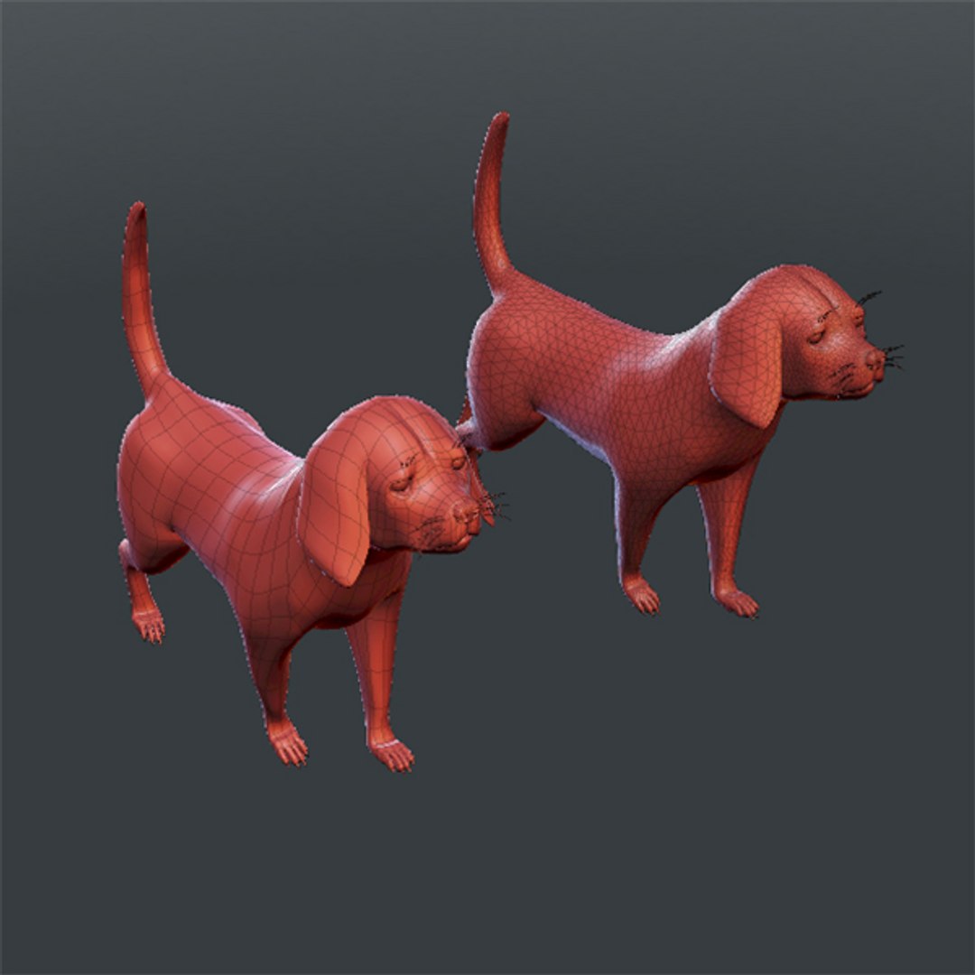 3D Beagle 01 - TurboSquid 1283780