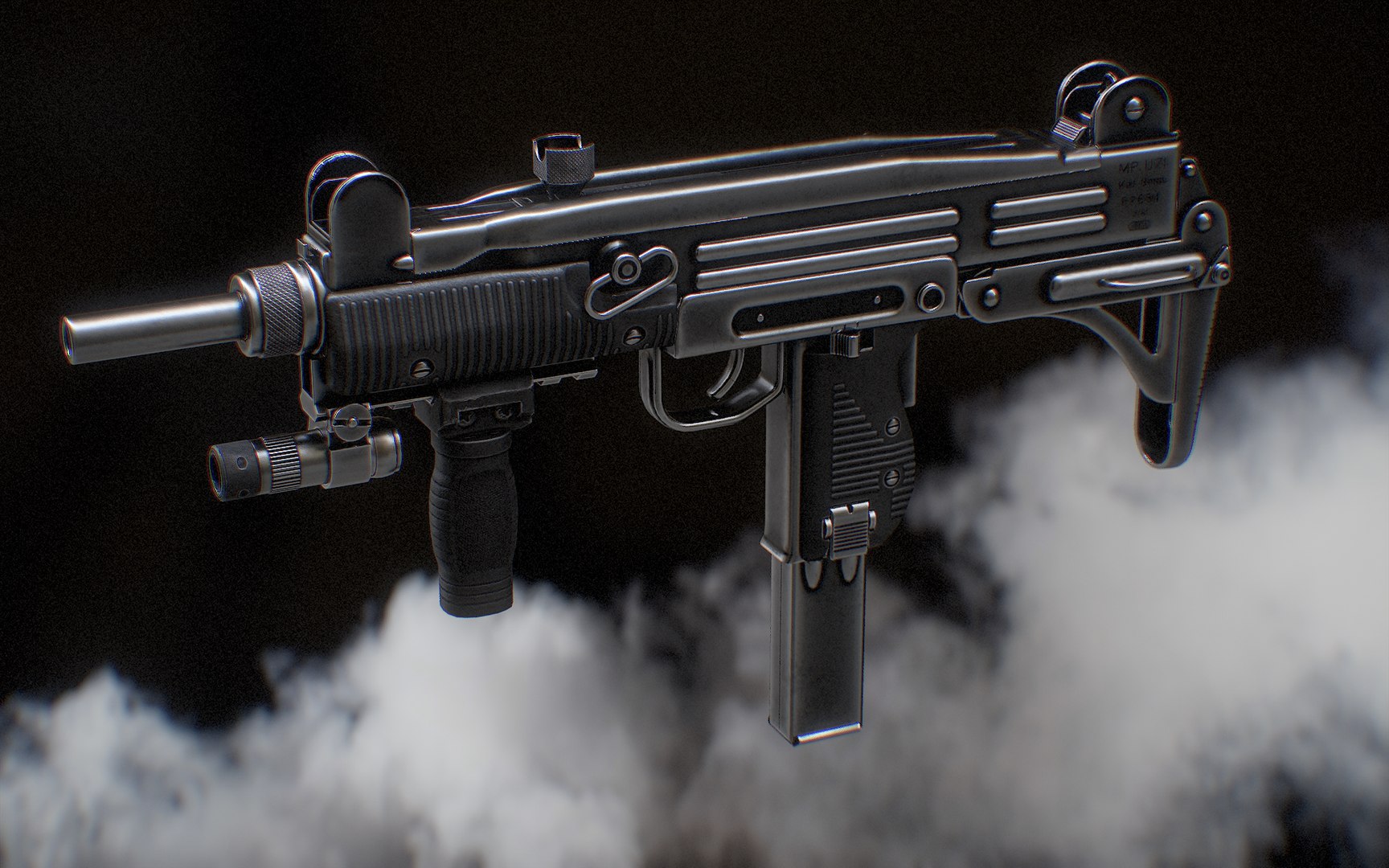 3D Uzi - TurboSquid 2209935