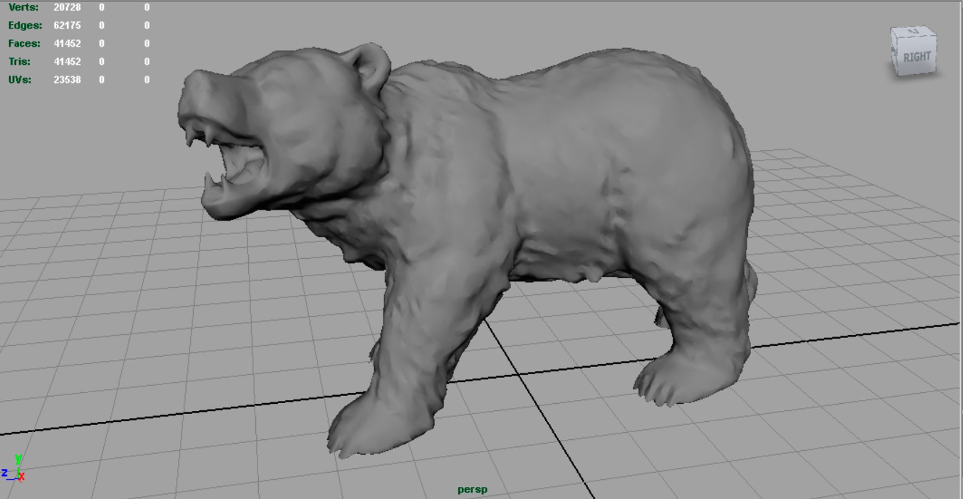 3d Bear Model