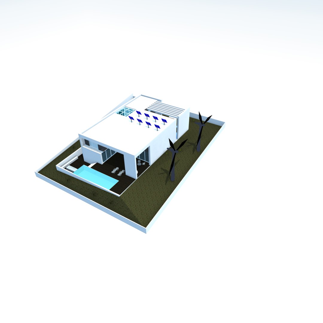 Dwg Modern House Bim