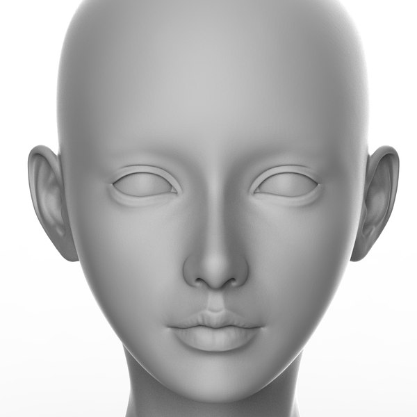 Female Head STL Models for Download | TurboSquid