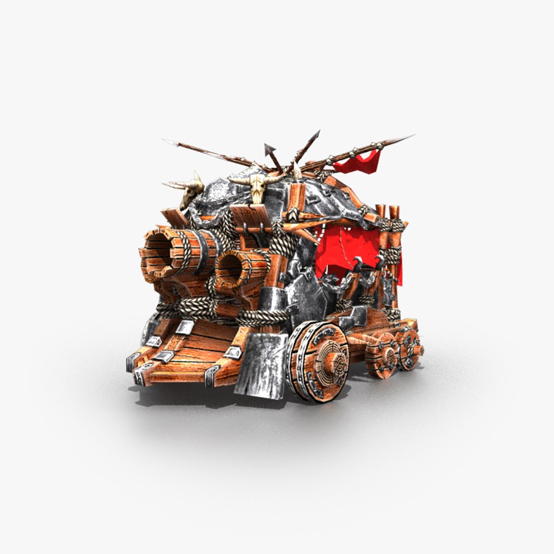 Medieval Tank 3d Model