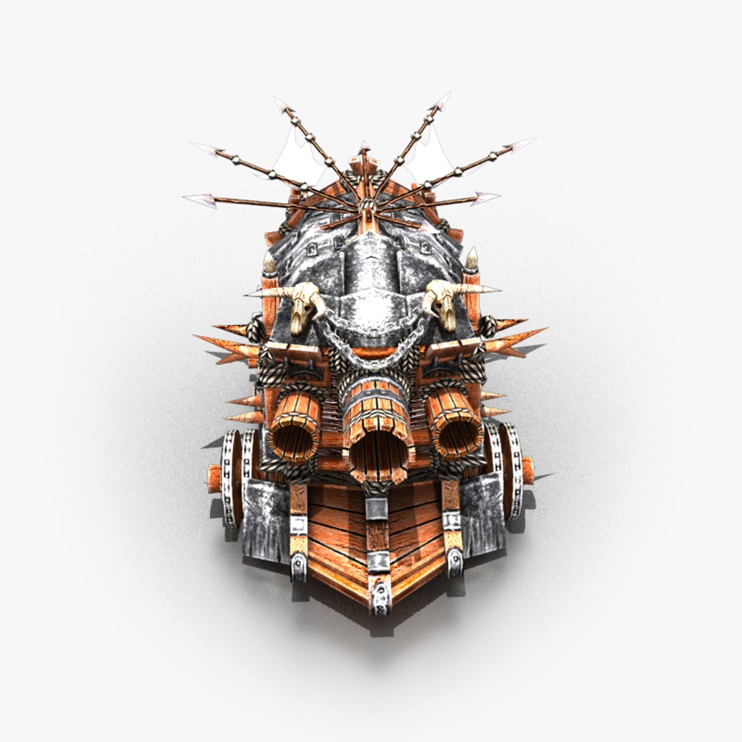 Medieval Tank 3d Model